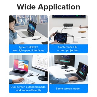 llano 5 in 1 Docking Station USB-C to USB/Type-C 3.2 HDMI 4K 60HZ PD ...