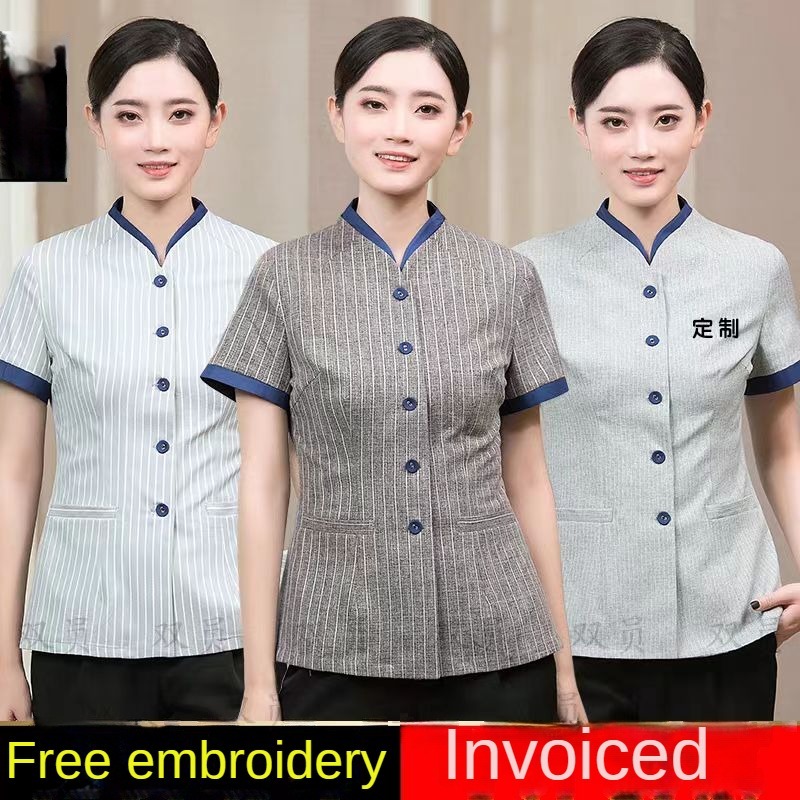 Uniforms hotel cleaning uniforms short-sleeved PA hotel guest room ...