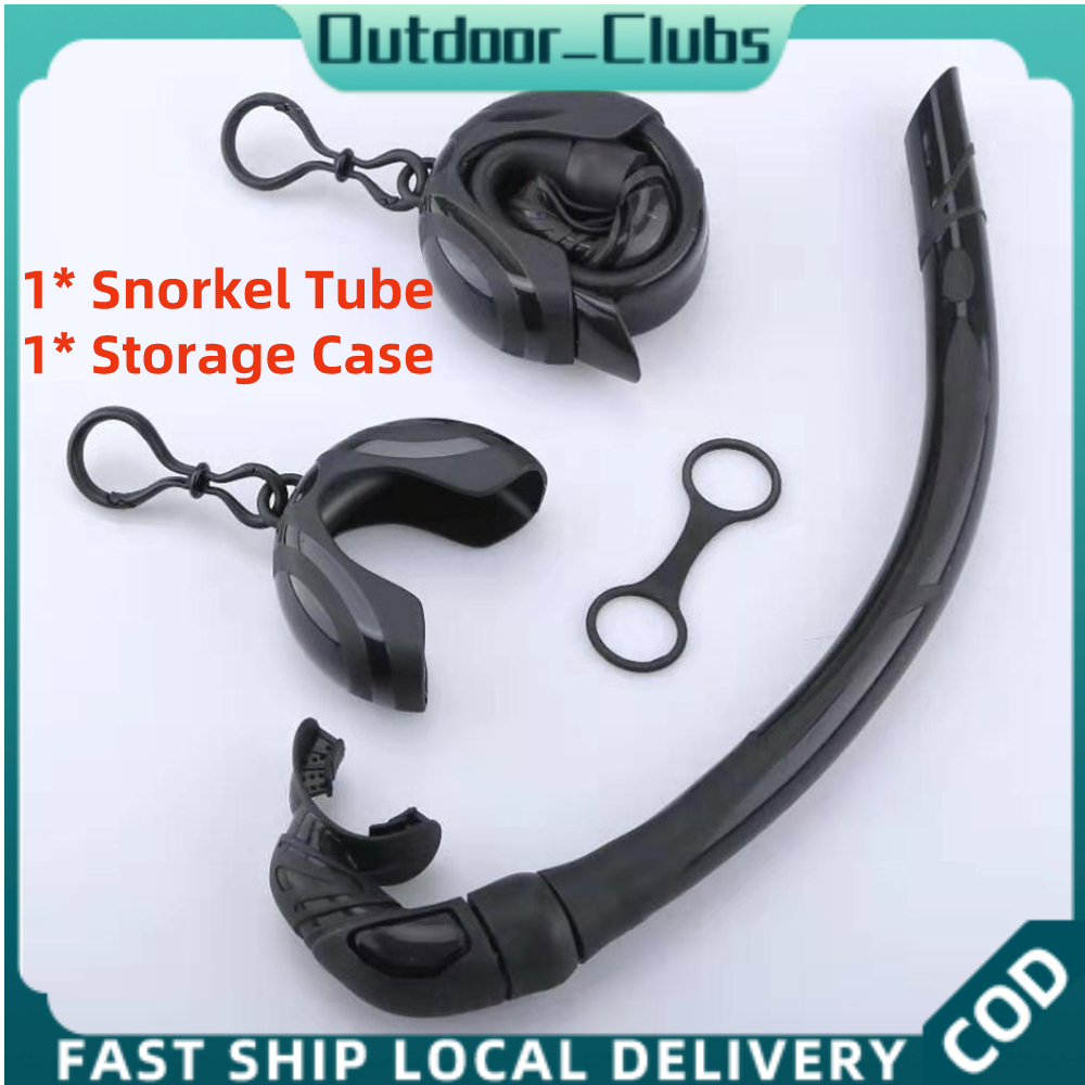 [Outdoor_Clubs] AS-600 Silicone Foldable Snorkel with Compact Storage ...