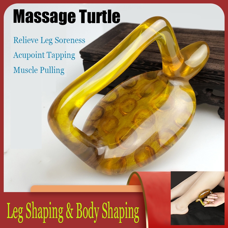 Hand Held Meridian Unblocking Massager Body Gua Sha Massage Turtle Tool ...