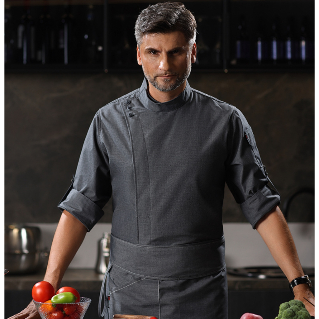 Ready Scotk work uniform long-sleeved men's thick restaurant hotel ...