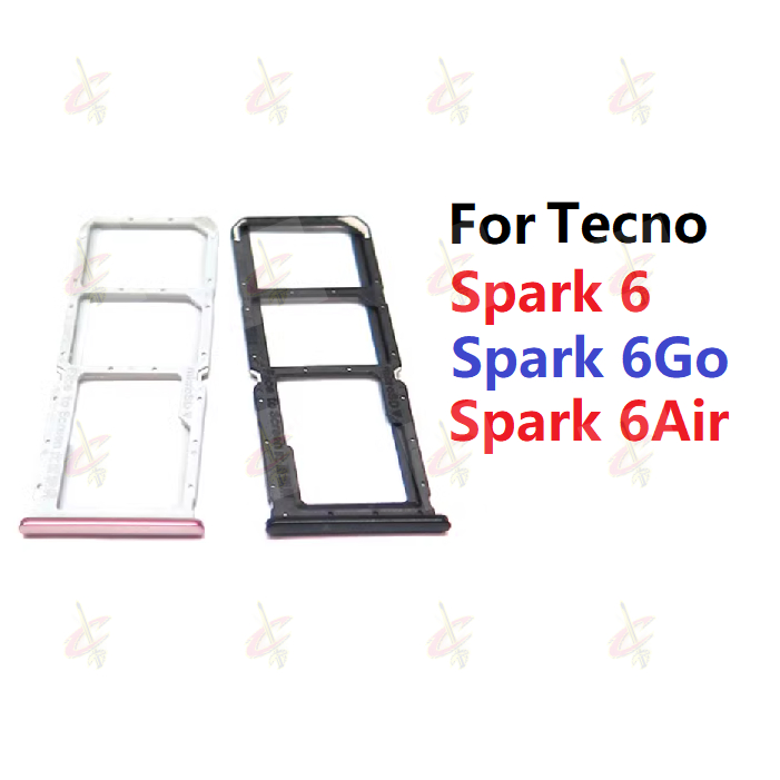 Sim card tray for Tecno Spark 6 Air Go KE5j KE5k KE6 KF6 KE7 | Shopee ...