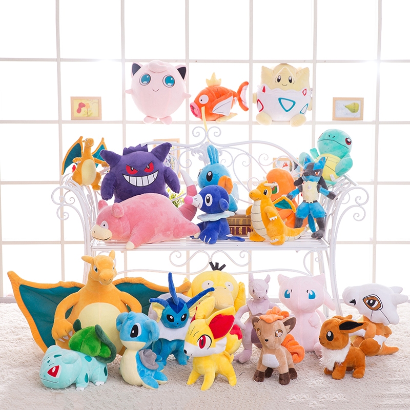 30cm Pokémon Go动漫游戏 plush toys Pocket monster玩偶Pokémon Plush doll ...