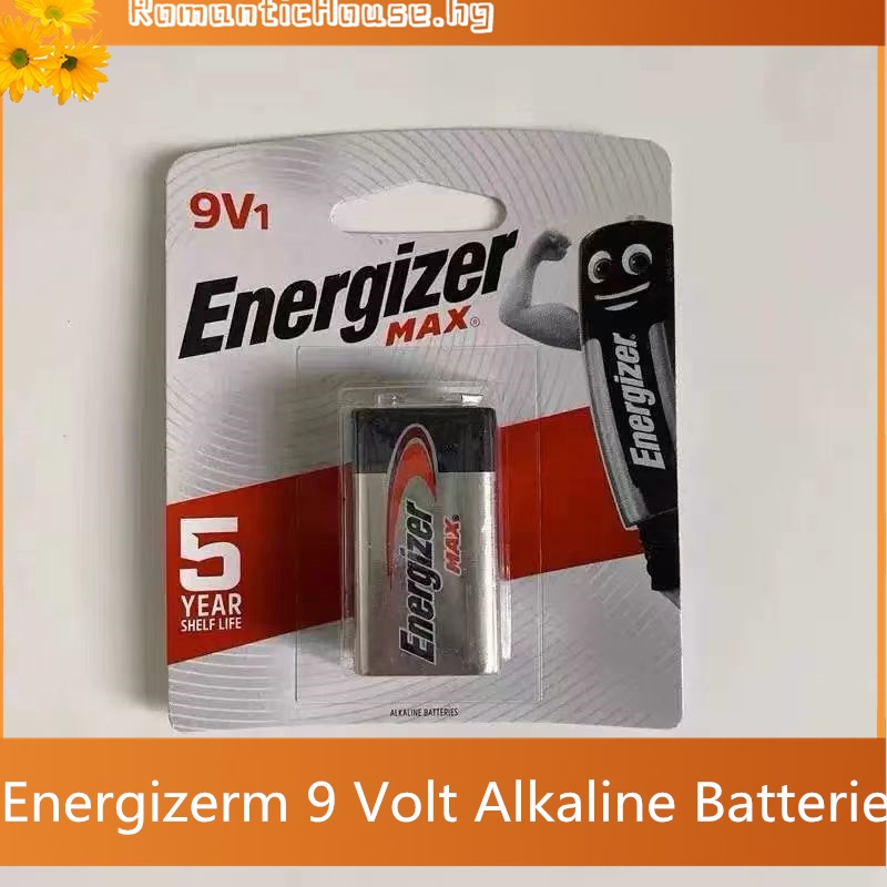 Energizer 6LR61/6F22 9V Alkaline Battery 6LR61 6F22 9VCarbon dry ...