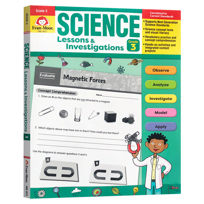 Science Lessons and Investigations, Grade 3 TE Assessment Book | Shopee ...