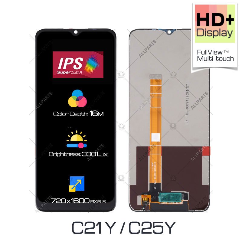 Allparts 6.5 Inch Display For Realme C21y C25y Lcd Touch Screen Digitizer Replacement | Shopee ...