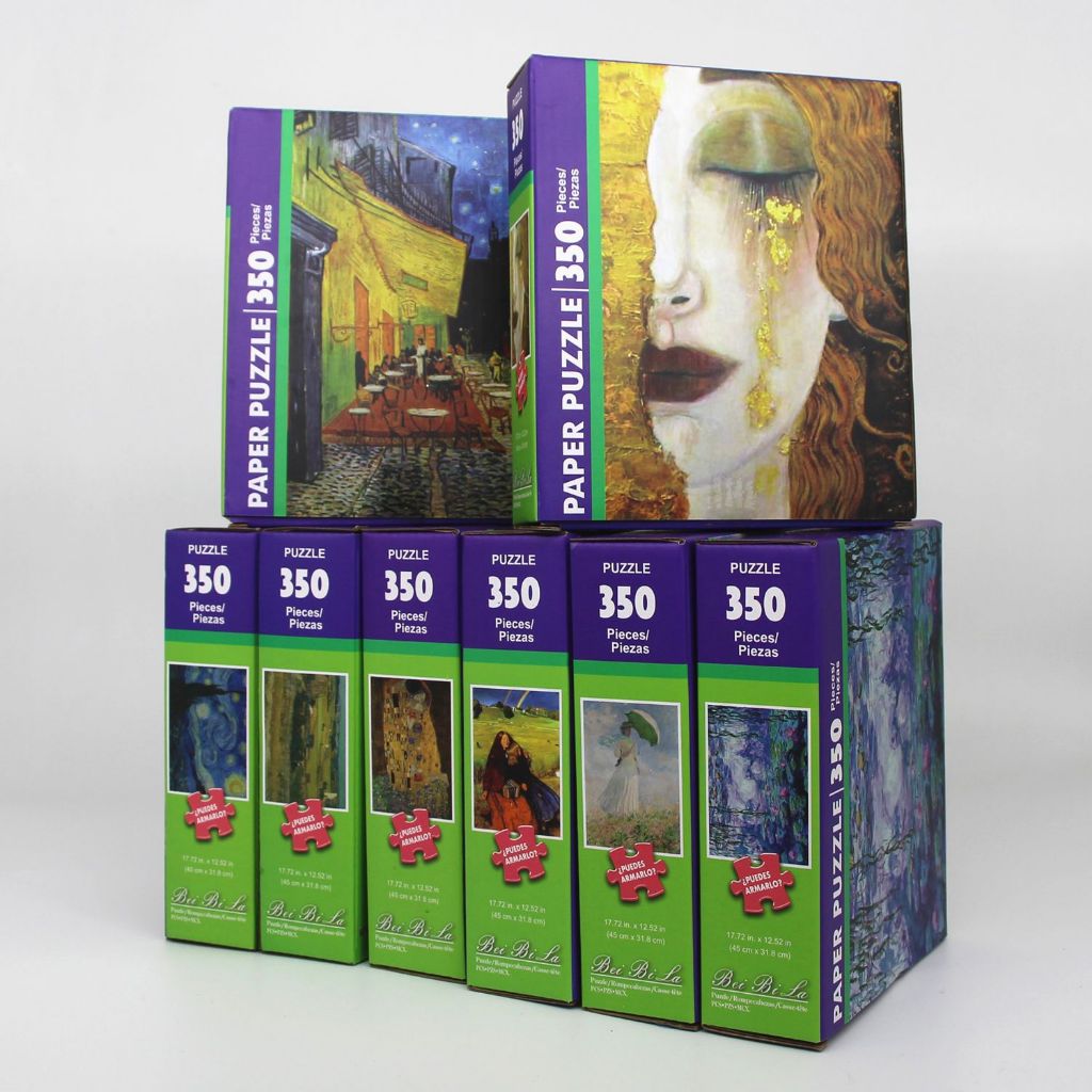 350 Piece Puzzle World Famous Paintings Van Gogh Monet Oil Painting day ...