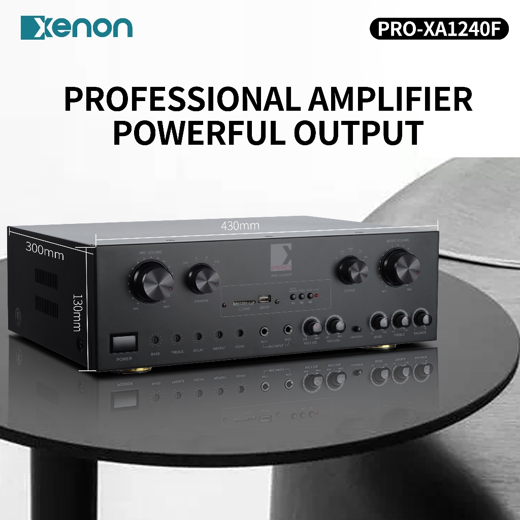 Xenon PRO-XA1240F professional amplifier powerful outptu Karaoke with ...