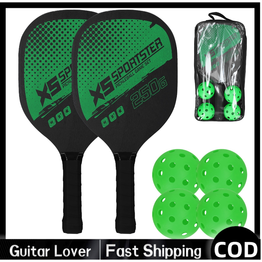 [LOCAL NEW] Pickleball Rackets Set Pickleball Paddle Set of 2 Rackets ...