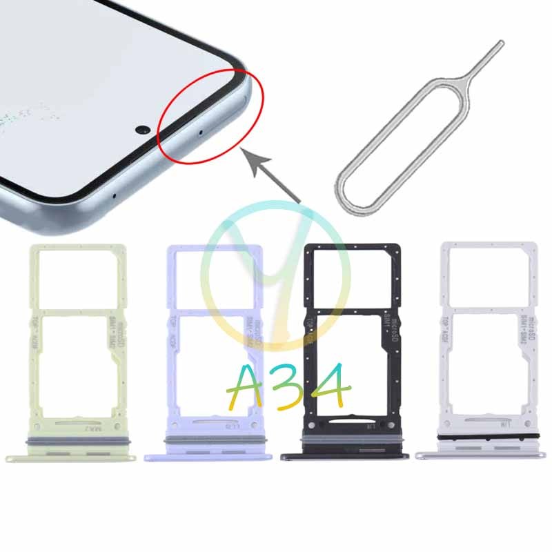SIM Card Tray Holder For Samsung Galay A34 | Shopee Philippines