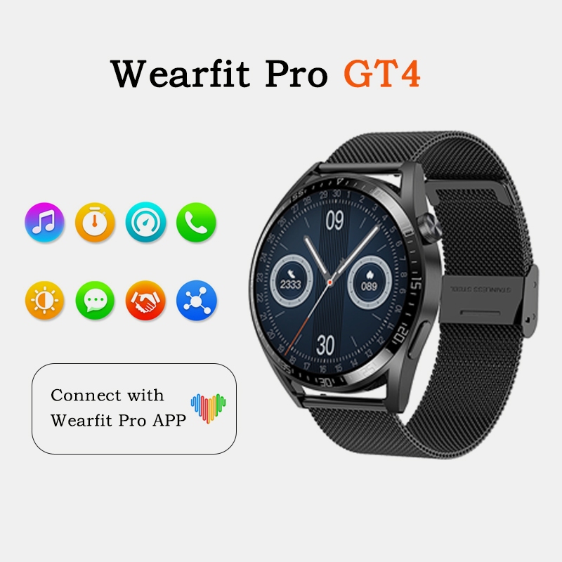 Wearfit Pro Smart Watch GT4max Wireless Charging Watch for Bluetooth ...
