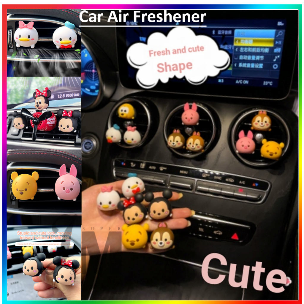 Disney Car Air Freshener Mickey Minnie Stellalou Car Air Outlet ...