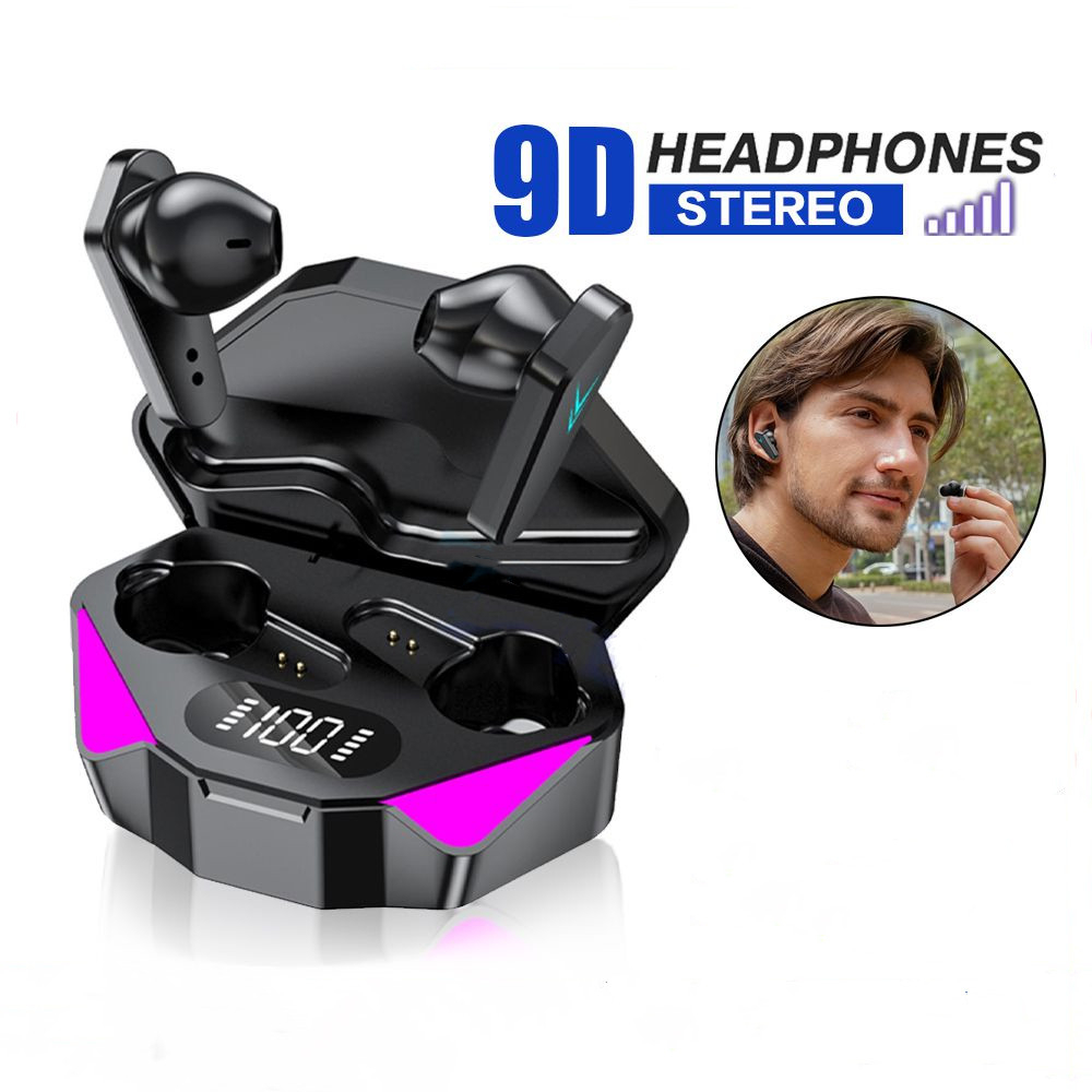 TZUZL X15 TWS Gaming Earbuds Low Latency TWS Bluetooth Earphone with ...