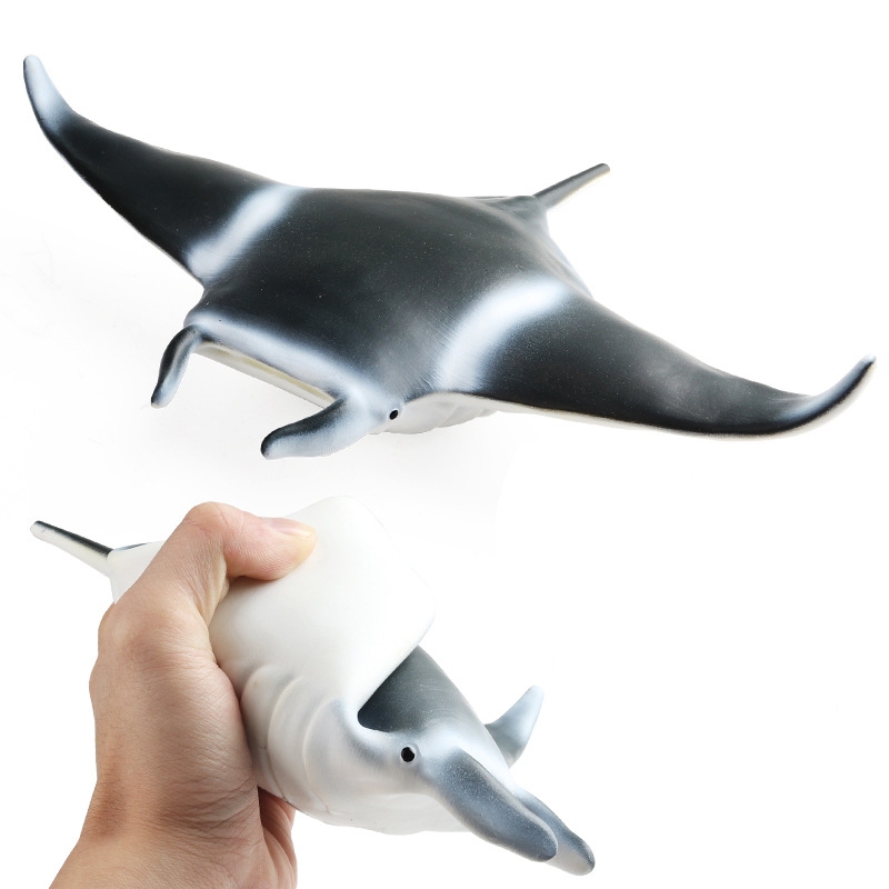 soft rubber marine creatures devil fish manta rays children toys ...