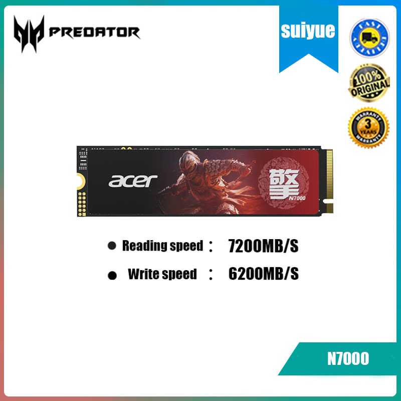 PREDATOR N5000 N7000 1TB 2TB NVME 1TB M.2 PCIe4.0 Applicable to PS5 | Shopee Philippines