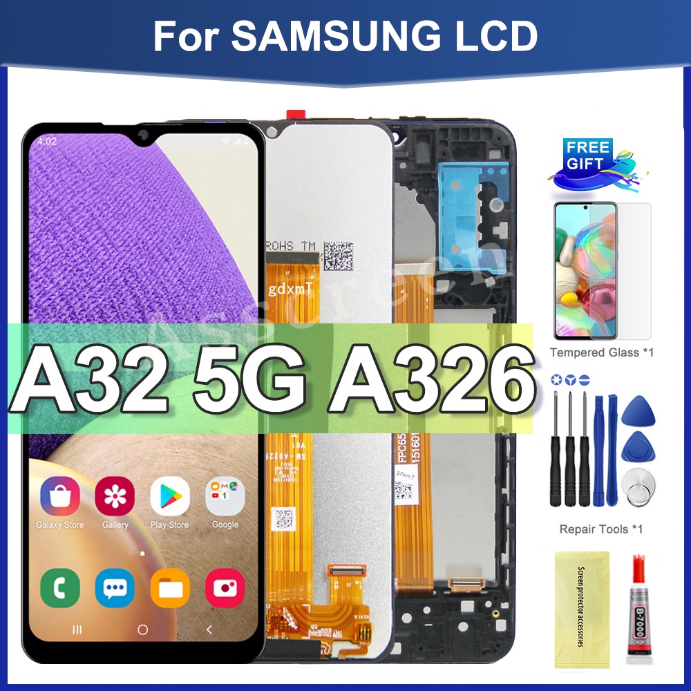 IPS LCD For Samsung A32 5G A326 A326U LCD Display Touch Screen Digitzer ...