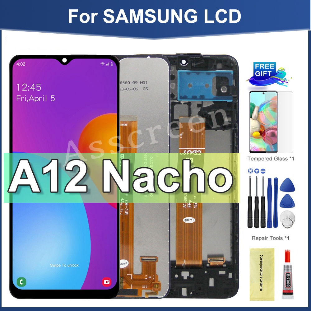 LCD For Samsung A12 Nacho A127 A127F IPS LCD Display Touch Screen ...
