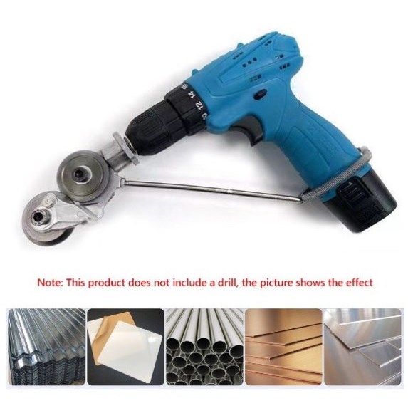 Metal Sheet Cutter Electric Drill Plate Cutter DIY Metal Sheet Cutter ...