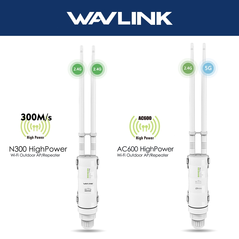 WAVLINK N300/AC600 Outdoor Access Point For Piso wifi 300Mbps/600Mbps ...