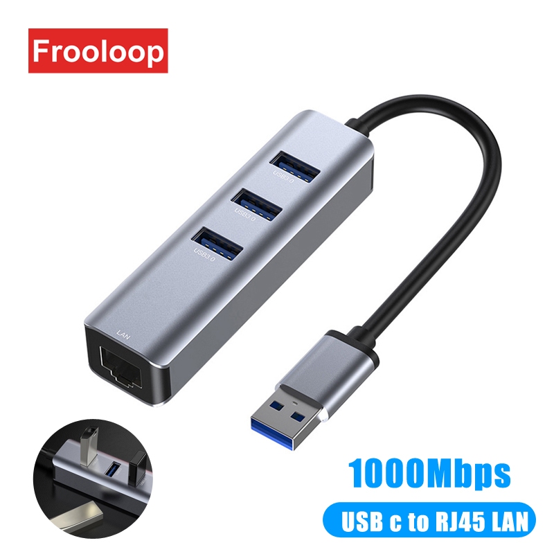 USB 3.0 to Gigabit LAN Type C Network Adapter 1000 Mbps USB 3.0 to RJ45 ...