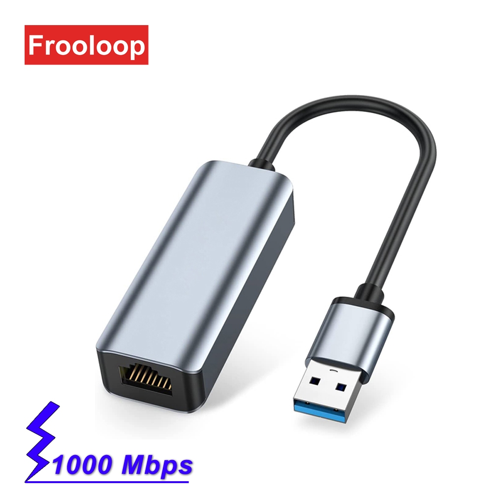 USB C to LAN Adapter 10/100Mbps USB 3.0 Type C to LAN Converter RJ45 ...