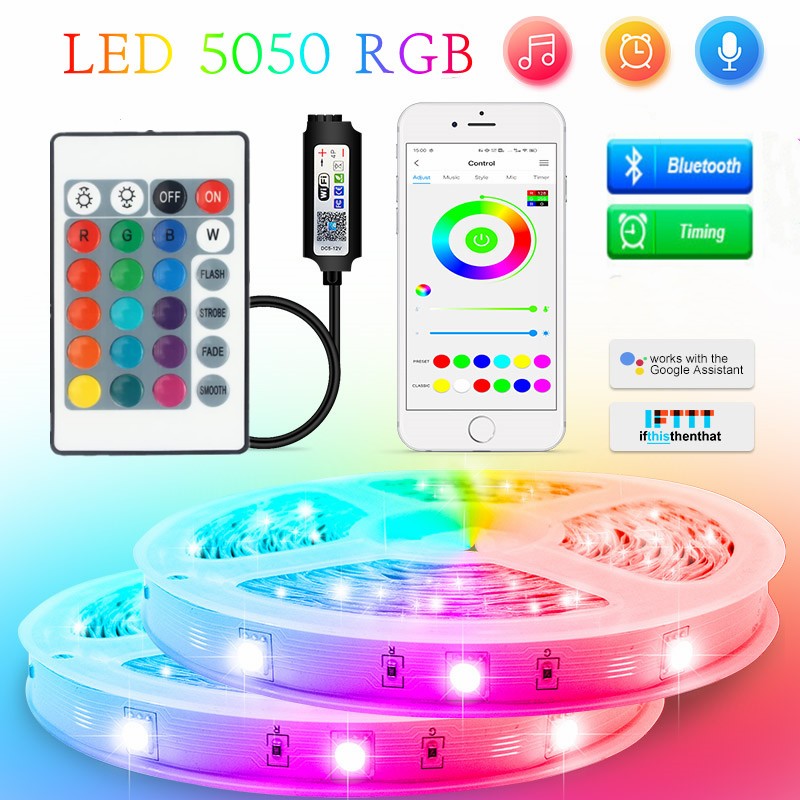 10/15/20M RGB led Strip Light Ceiling Covelight Flexible Cove Lights ...