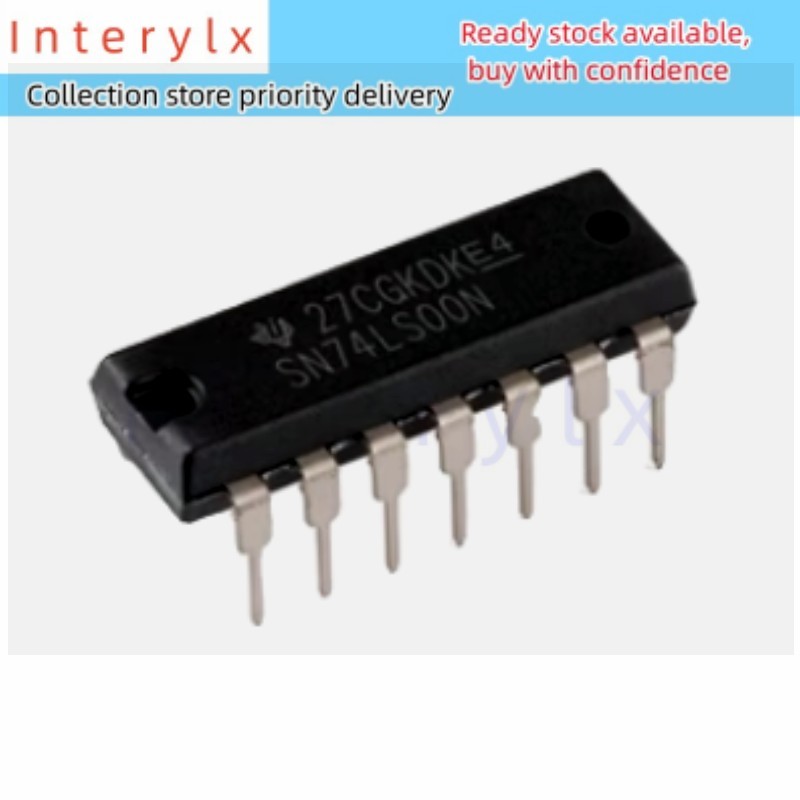 10PCS SN74LS00N DIP16 SN74LS00 74LS00N 74LS00 DIP Integrated IC ...