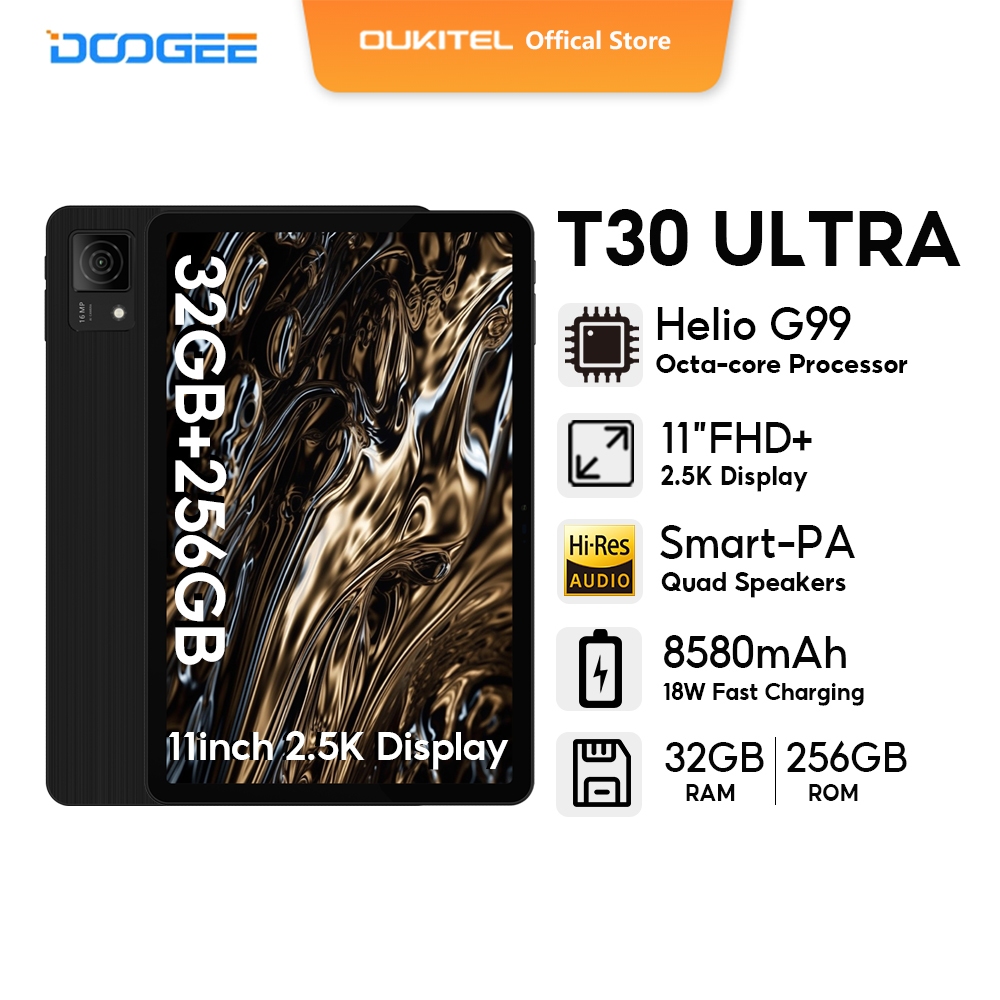 [LOCAL STOCK] OUKITEL Doogee T30 ULTRA 32GB RAM 256GB ROM 2.5K Display ...