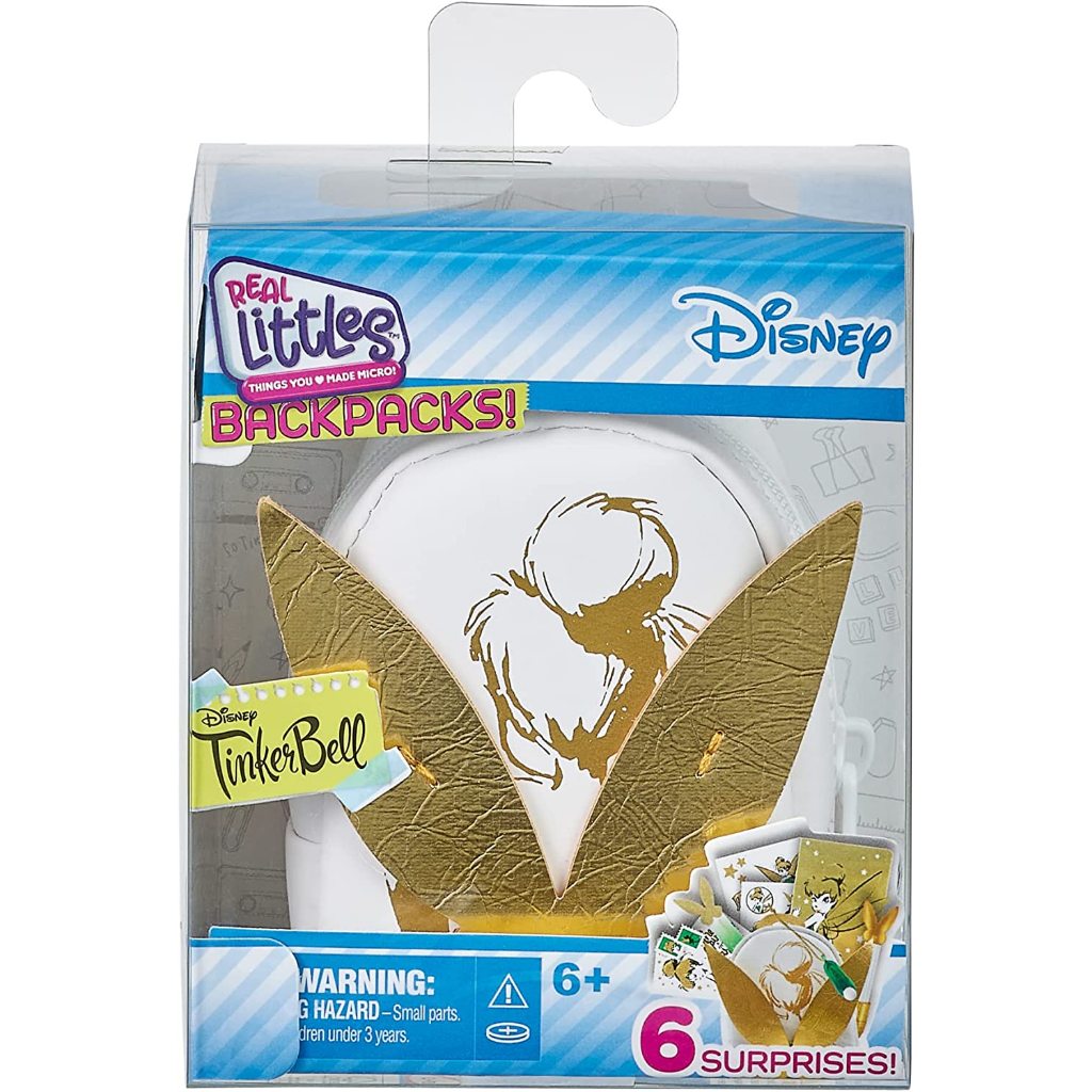 REAL LITTLES - Collectible Micro Disney Tinker Bell Backpack with 6 ...