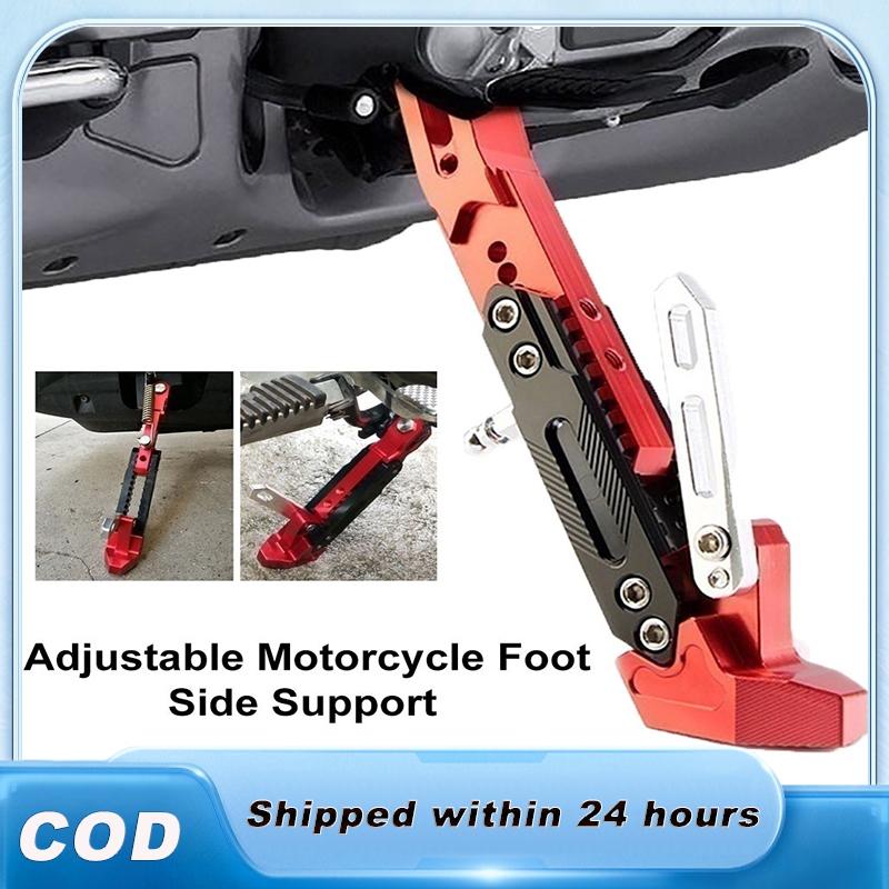 Universal adjustable foot side support for motorcycles Aluminum alloy ...