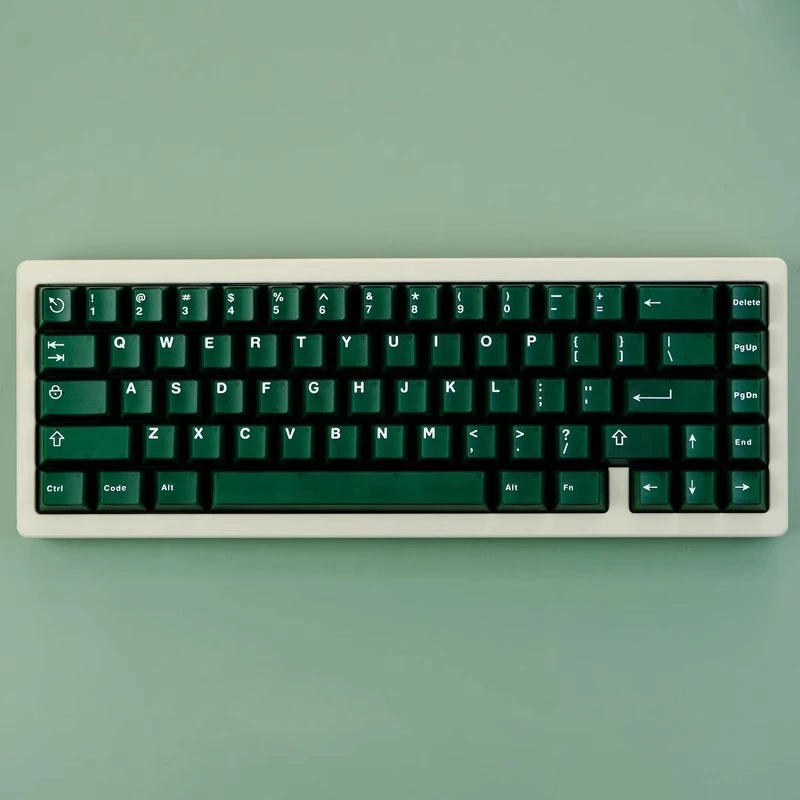 121 Keys/set Aifei Neon Light Klein Blue Pyga Keycaps ABS Double Shot ...