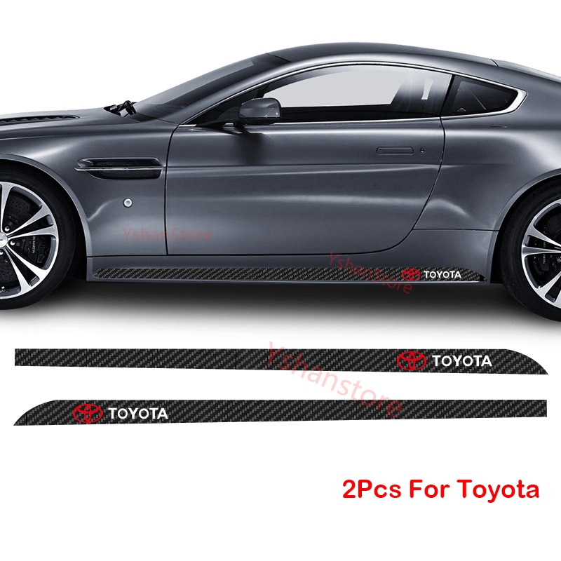 2 Pieces Car Stickers Body Door Side Stripes Decals Sticker Decal Badge ...