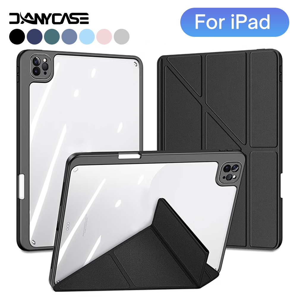 Multi Folding Tablet Case for iPad 11th A16 Air 6th Gen 11'' M2 Pro 13 ...