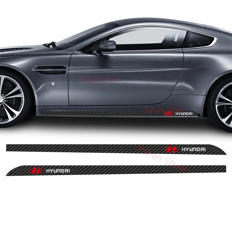 2 Pieces Car Stickers Body Door Side Stripes Decals Sticker Decal Badge ...