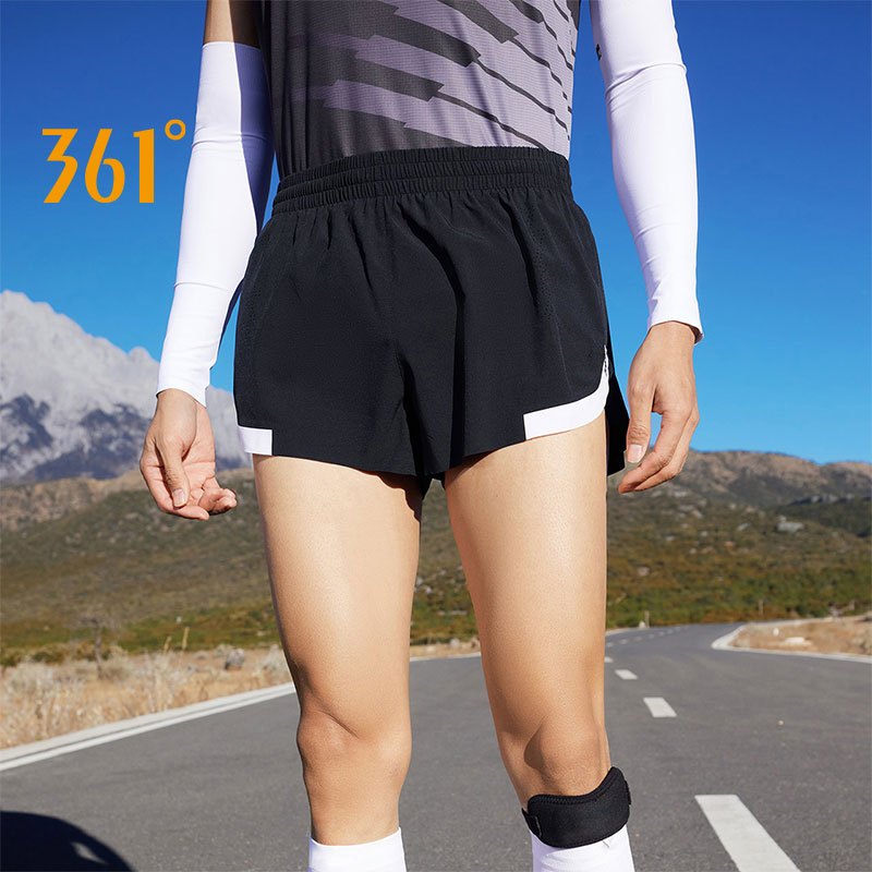 361 Degrees No. 3 Track Men's Sports Shorts Quick-Drying Breathable ...
