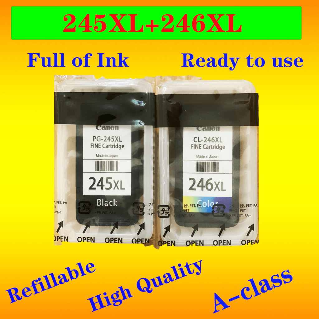 245XL 246XL Black Color Original Ink Cartridges Brand New 245 246 PG ...
