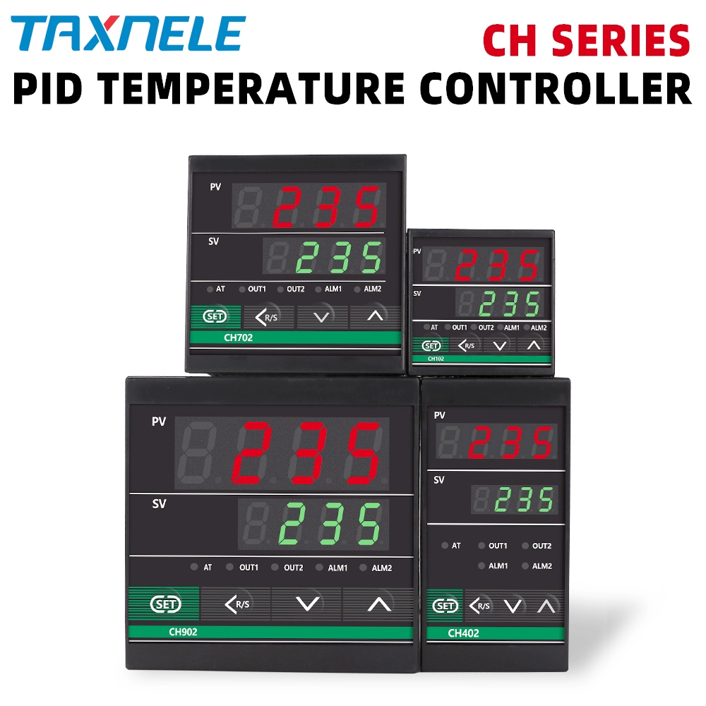Digital Pid Temperature Controller Ch102 Ch402 Ch702 Ch902 Relayssr Dual Output Universal Input 