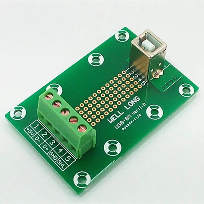 USB Type B Female Vertical Jack Breakout Board. | Shopee Philippines