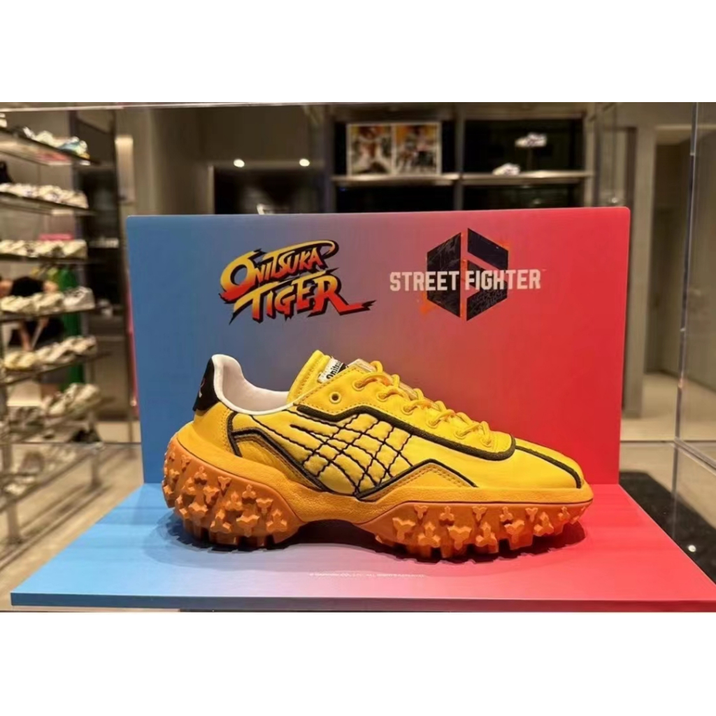 Street Fighter 6 x Co branded Tiger Endactus Men's and Women's Low Cut ...