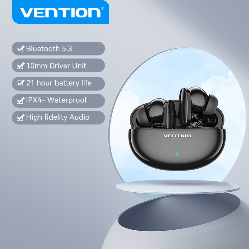 Vention Elf E06 Headset Bluetooth Earphones TWS V5.3 Wireless ...