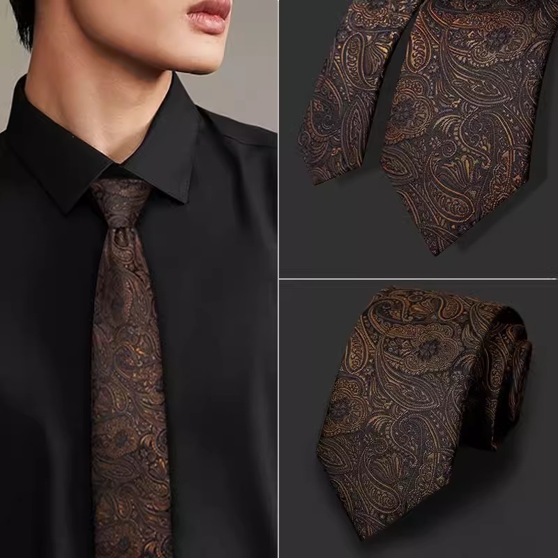 Fashion 7CM Mens tie Paisley Neck Ties For Neckties Business Neckwear ...