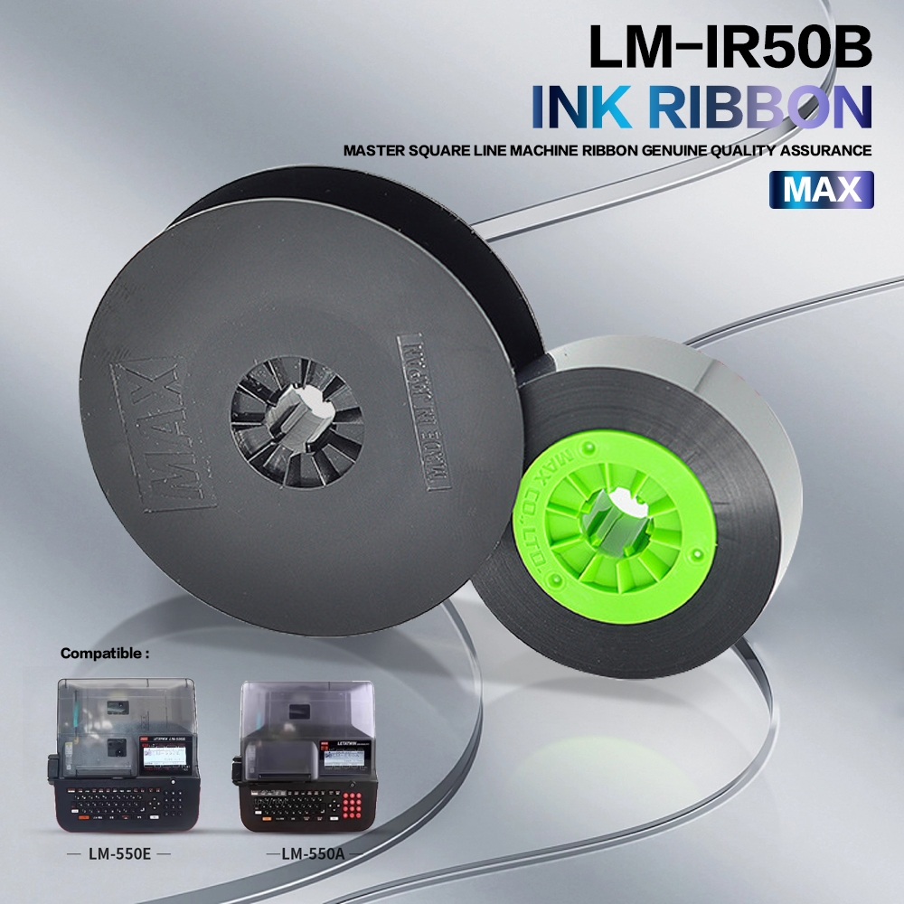 1PCS Original LM-IR50B Ink Ribbon Black For MAX LETATWIN Cable ID ...
