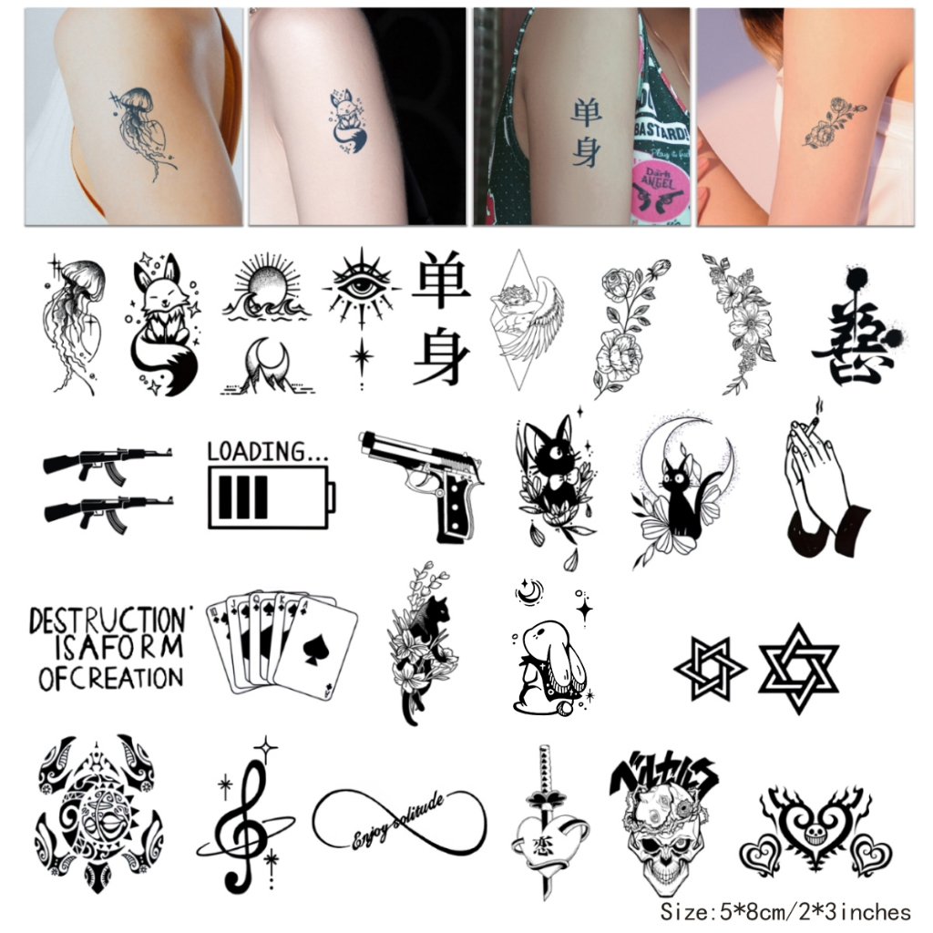 Inkartlink mini Popular small design temporary tattoo stickers ...