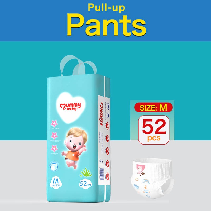 【MUMMY BABY】Pull-up Pants Baby diapers All size Bundle Pack Large Size ...
