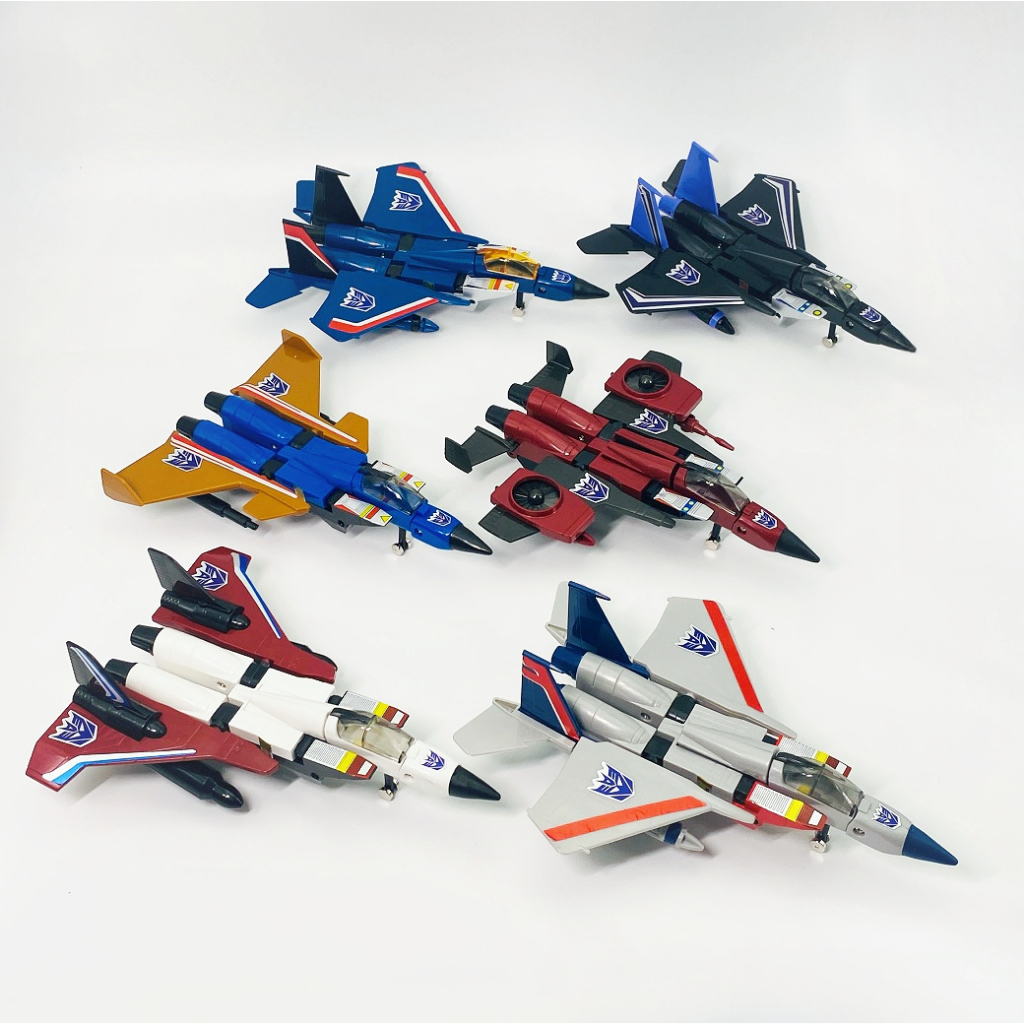 Transformers G1 Planes Set: Starscream, Thundercracker, Thrust, Ramjet ...