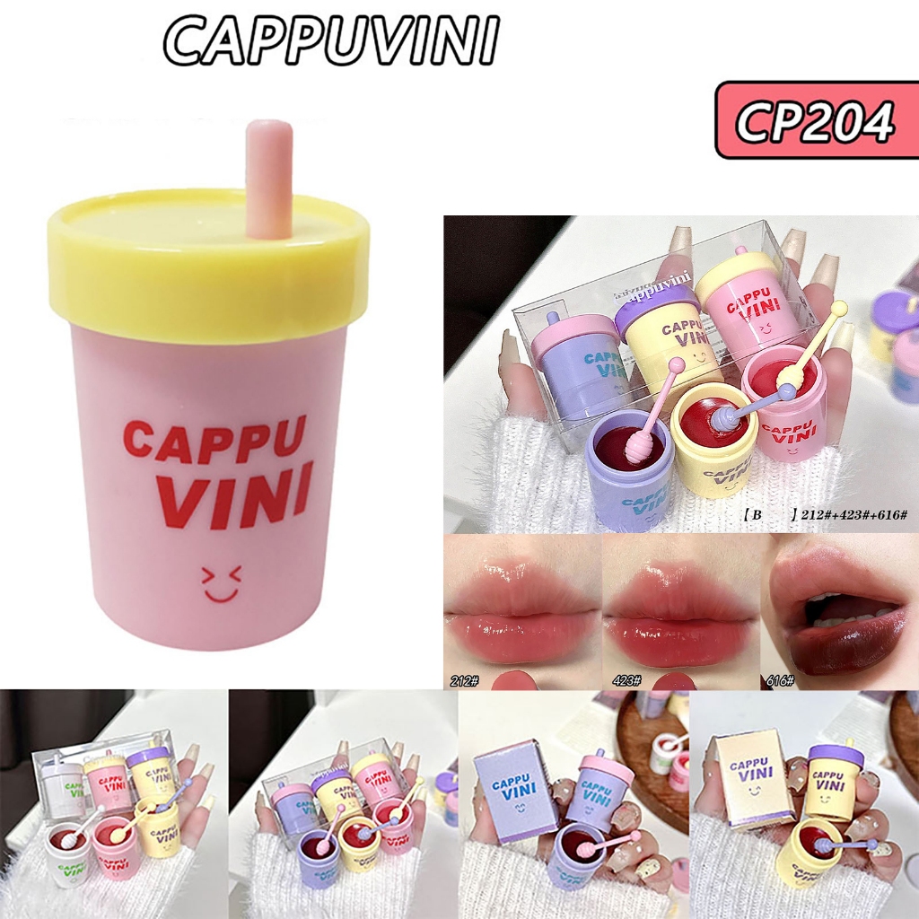 Cappuvini milk tea cup moisturizing lip gloss 5g | Shopee Philippines