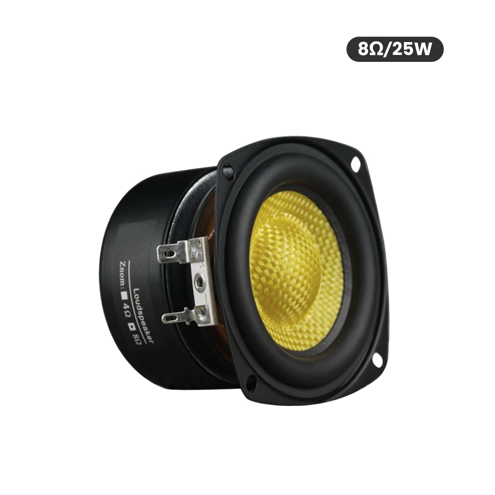 AIYIMA 1Pcs 3 Inch 50W Woofer Speaker Fiberglass High-stroke Power HiFi Home Theater Bass ...