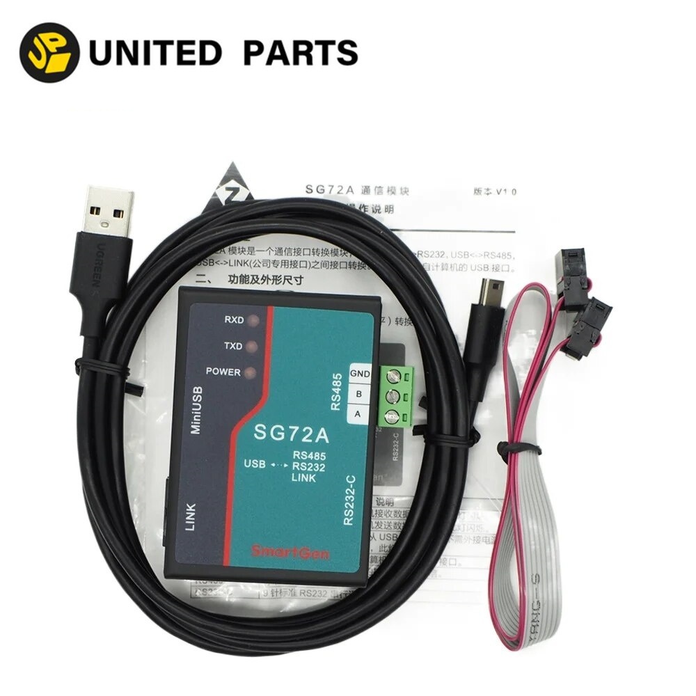 Original Smartgen SG72A Communication Module Port Conversion USB RS232 ...