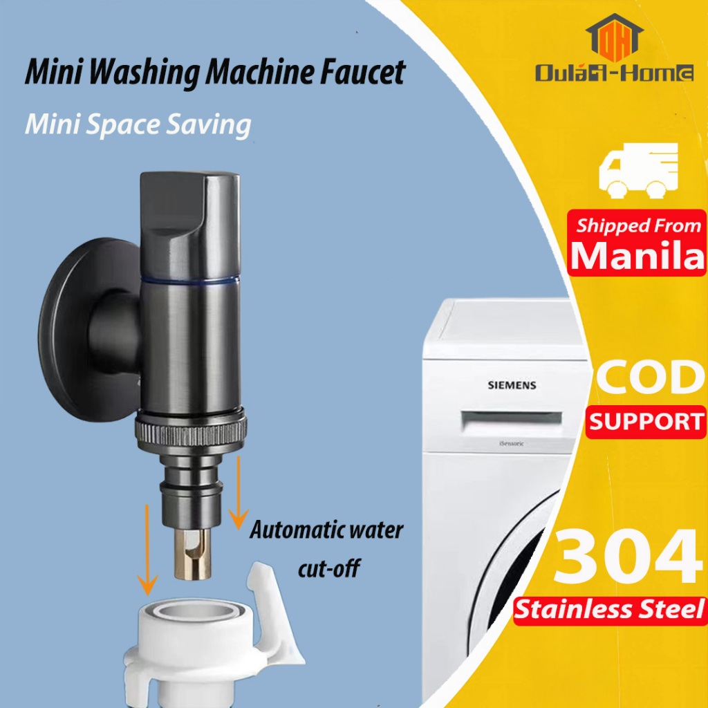 Oulai-Home 304 Stainless Steel Washing Machine Faucets Brass single ...