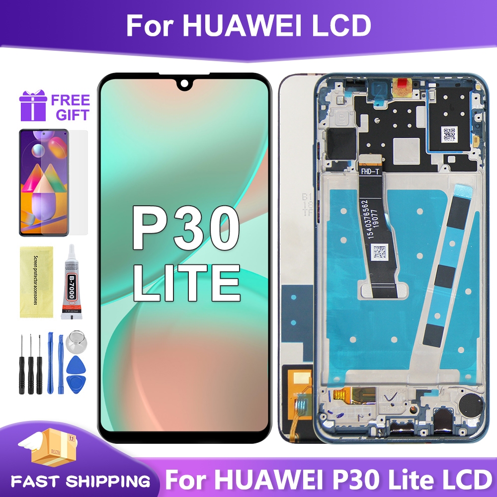 For Huawei P30 Lite Nova 4E TFT LCD Display Touch Screen Assembky ...